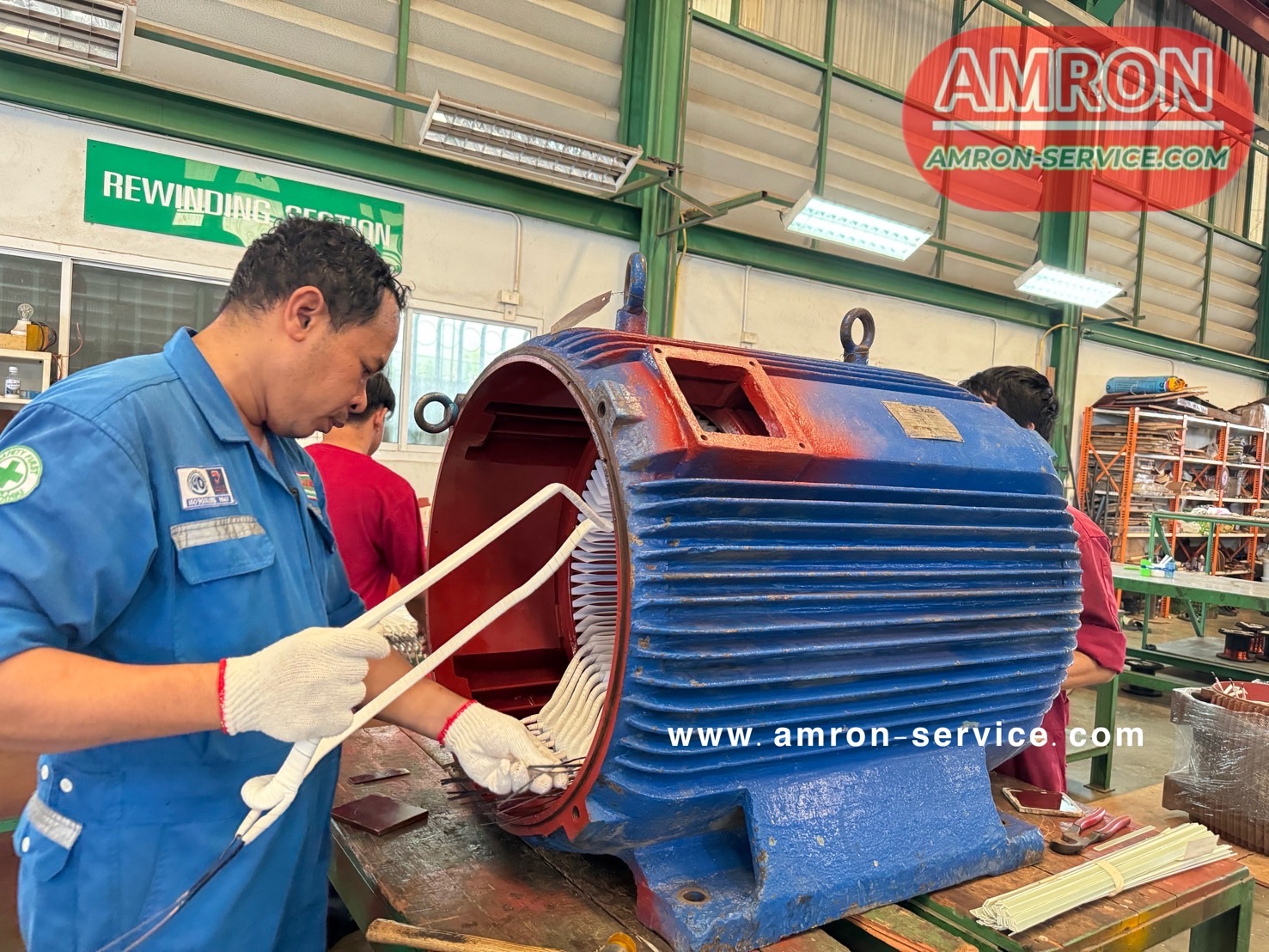 Rewinding Motor พันขดลวดมอเตอร์ อุตสาหกรรม - โอเวอร์ฮอลมอเตอร์,Overhaul ...